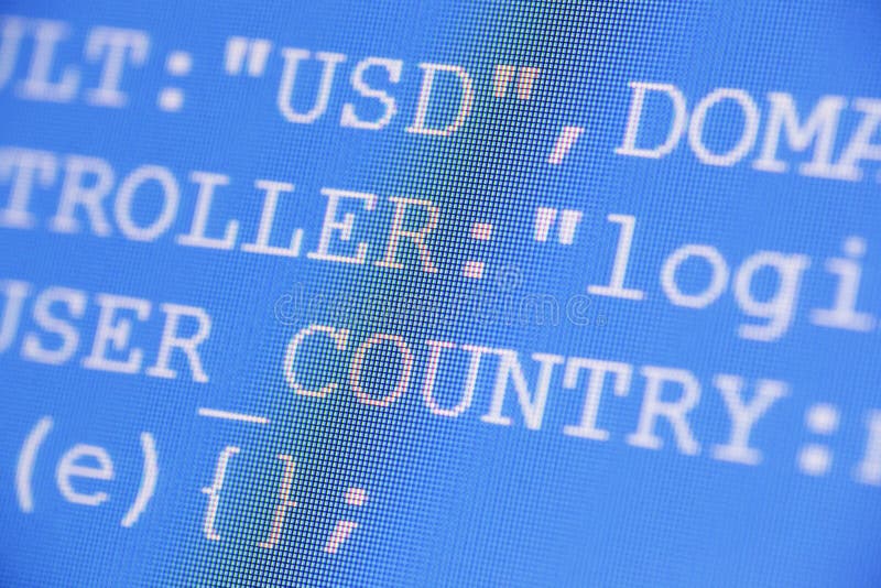 HTML codes stock image. Image of cyberspace, computer - 42912211