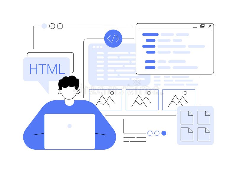 Html Browser Cartoon Stock Illustrations – 204 Html Browser Cartoon ...