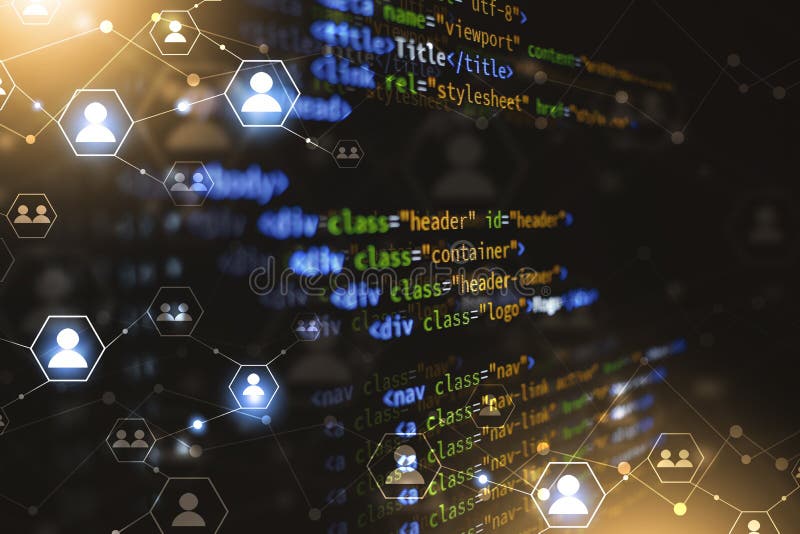 Html Computer Coding Language Stock Image Image Of Internet Language