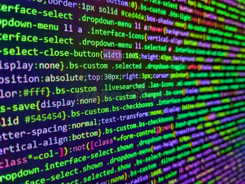 HTML and CSS Code Developing Screenshot Stock Photo - Image of coding ... HTML and CSS Code Developing Screenshot Stock Photo - Image of coding ...