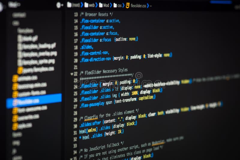 HTML and CSS Code and Colorful Light Effects. Stock Image - Image of ... HTML and CSS Code and Colorful Light Effects. Stock Image - Image of ...