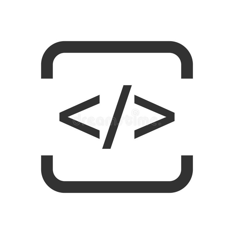 Html flat icon stock vector. Illustration of symbol, flat - 83346358