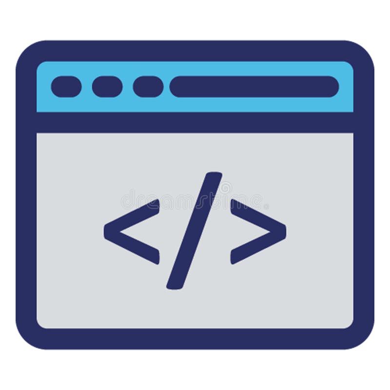Html Isolated Vector With Outline Icon Which Can Easily Modify Or Edit