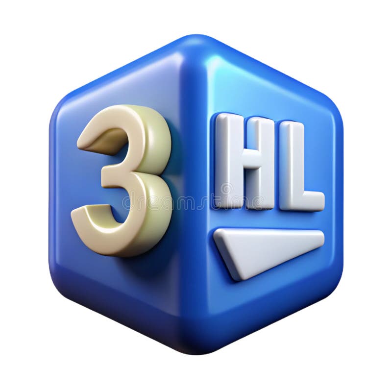 HTML3-1 Logo 3D Icon stock illustration. Illustration of icon - 359290381