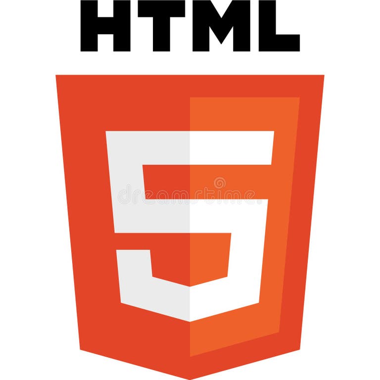 Html5 logo stock illustration. Illustration of markup - 208075266