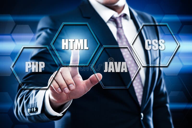 HTML Programming Language Web Development Coding Concept Stock Image ... HTML Programming Language Web Development Coding Concept Stock Image ...