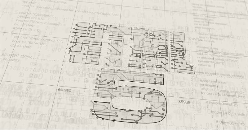 HTML5 Sign Futuristic Sketch Stock Footage - Video of project, light: 165083962