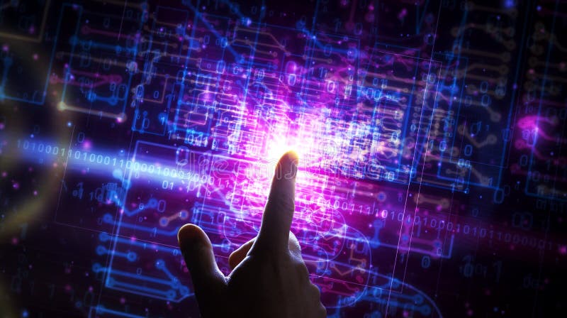 HTML5 Sign Futuristic Illustration Stock Photo - Image of board ...