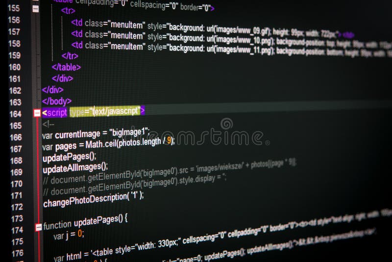 HTML web code stock photo. Image of communication, application - 33679964 HTML web code stock photo. Image of communication, application - 33679964