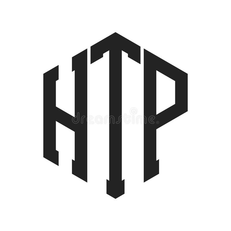 HTP Logo Design. Initial Letter HTP Monogram Logo Using Hexagon Shape ...