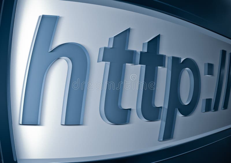 Http Hyper Link Sign Light Flare Stock Illustration - Illustration of ...