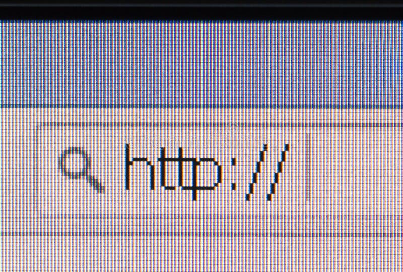 Http address bar browser stock image. Image of macro - 52052003