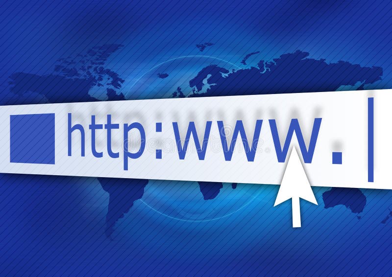 Browser Blue stock illustration. Illustration of provider - 2378440