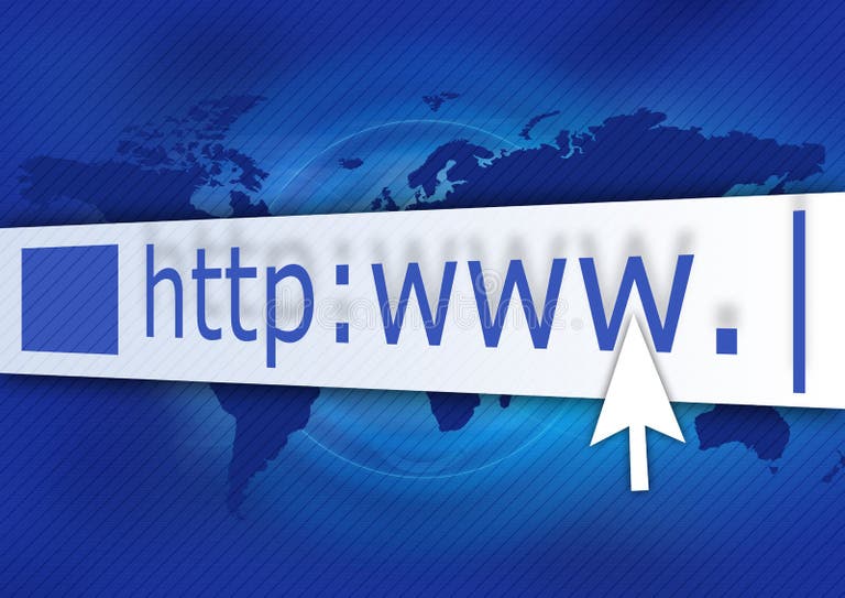 HTTP Blue stock illustration. Illustration of search, business - 1909114