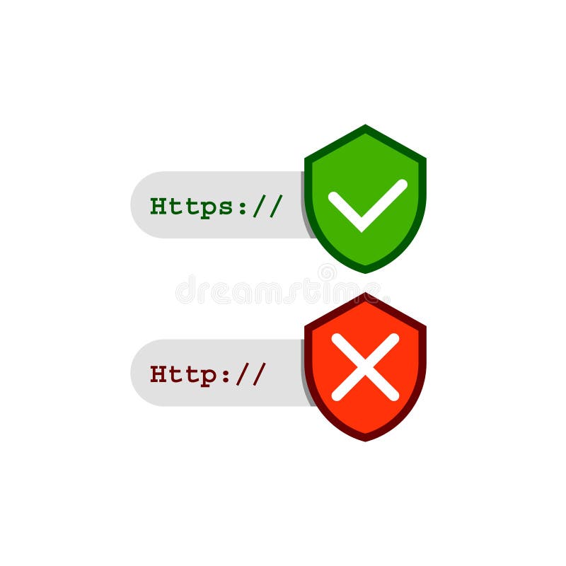 Http secure stock illustration. Illustration of network - 24190738