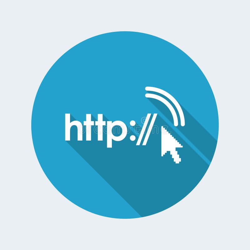 Http-Symbol in Einer Anderen Stil-Vektorgrafik Zwei Farbige Und ...