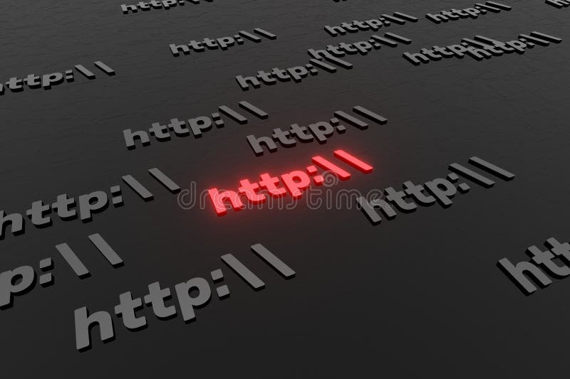 Http (Hypertext Transfer Protocol) Stock Illustration - Illustration of ...