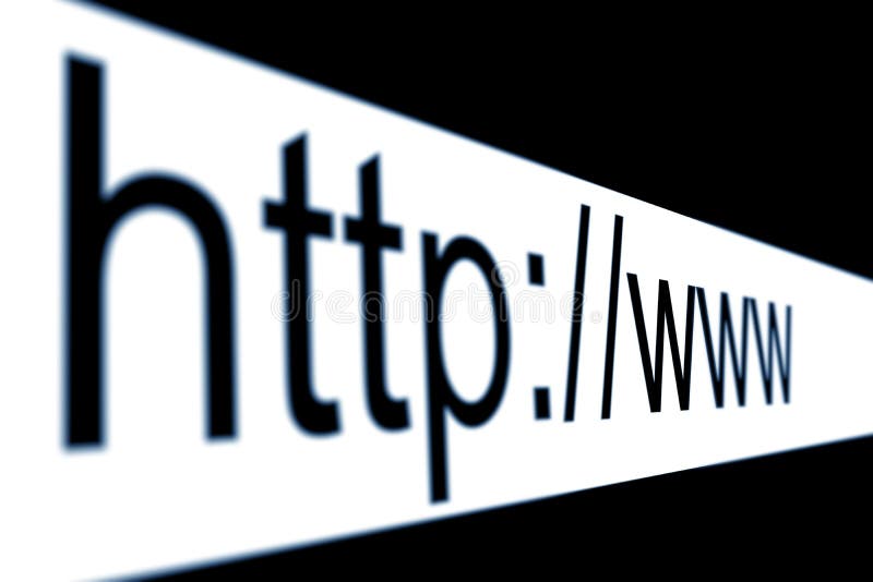 Website Address Bar - Http and Www Stock Illustration - Illustration of ...
