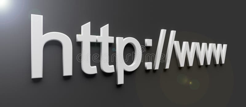 Http Www Internet Web Address in Search Bar of Browser Stock ...