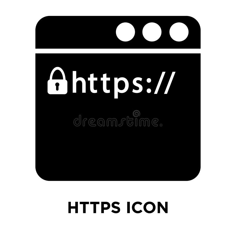 Http Icon Vector Isolated on White Background, Logo Concept of H Stock ...