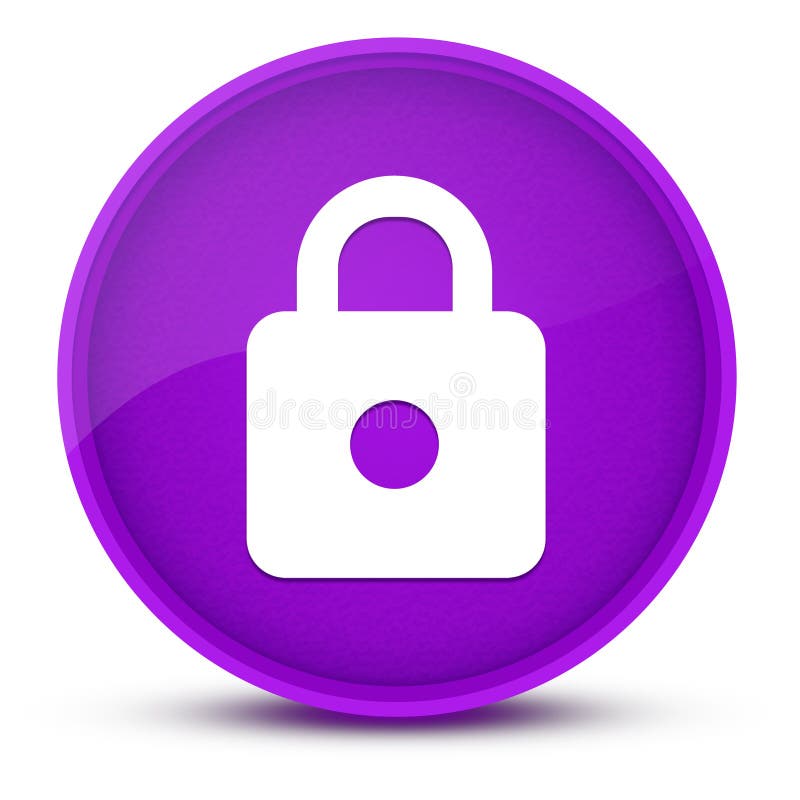Https Luxurious Glossy Purple Round Button Abstract Stock Illustration ...