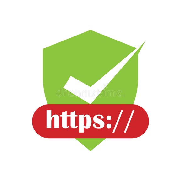 Https Protocol icon stock vector. Illustration of simple - 289393143