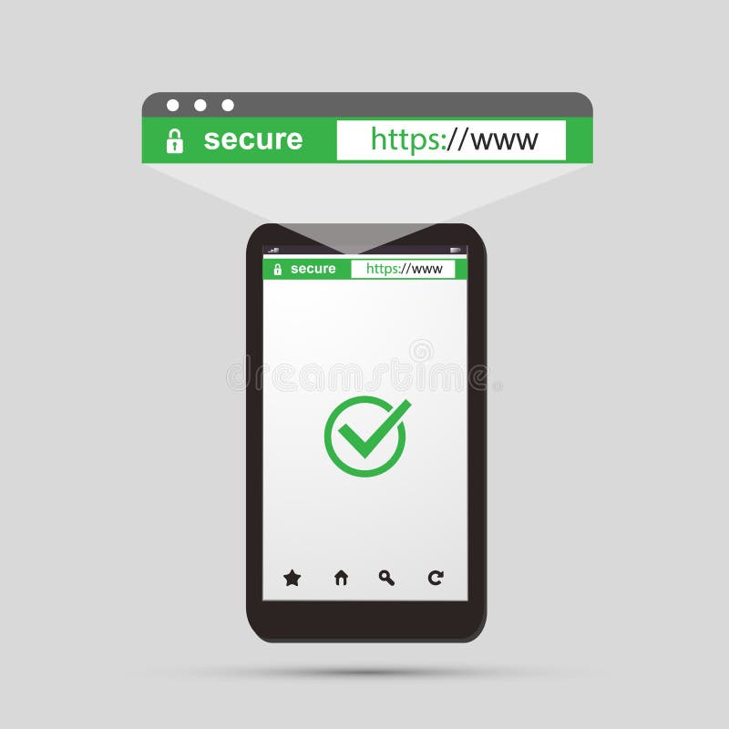 Secure Browsing Stock Illustrations – 1,491 Secure Browsing Stock ...