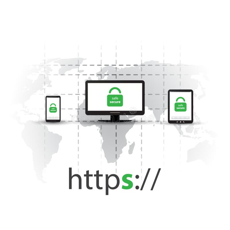 Secure Browsing Stock Illustrations – 1,551 Secure Browsing Stock ...