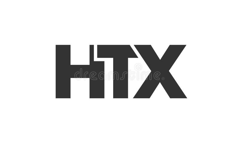 HTX Logo Design Template with Strong and Modern Bold Text. Initial ...