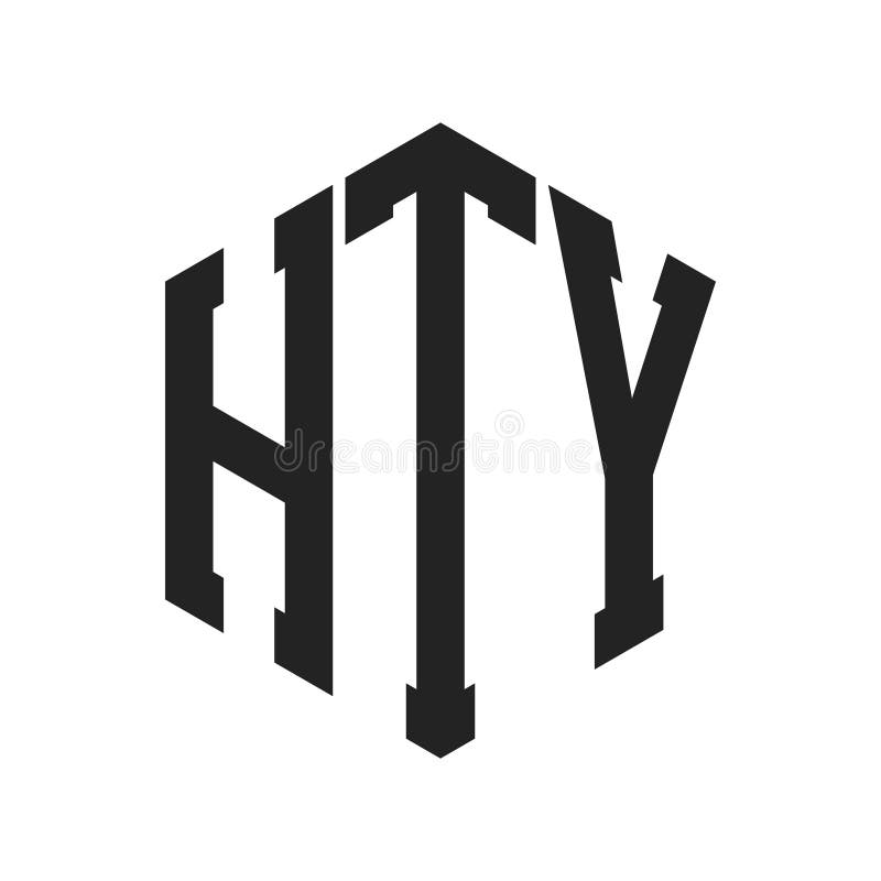 HTY Logo Design. Initial Letter HTY Monogram Logo Using Hexagon Shape ...