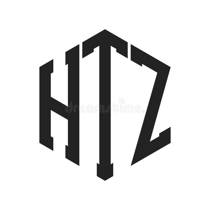 HTZ Logo Design. Initial Letter HTZ Monogram Logo Using Hexagon Shape ...