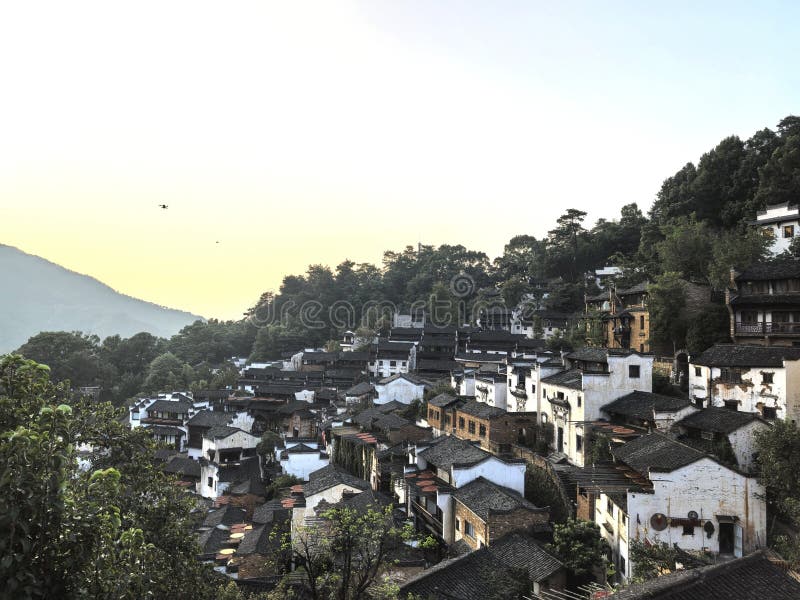 Huangling, the Most Beautiful Countryside in China. Stock Photo - Image ...