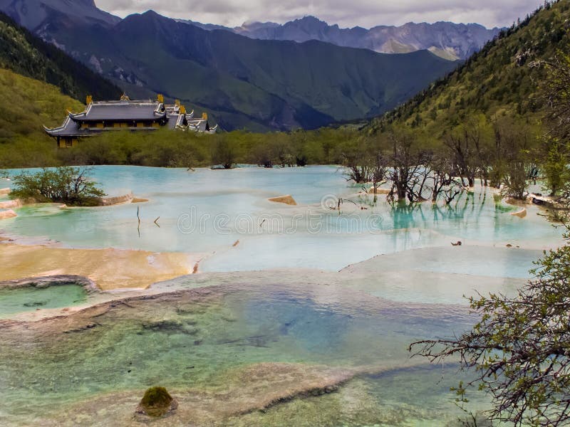 Huanglong, China stock photo. Image of cascade, natural - 48354524