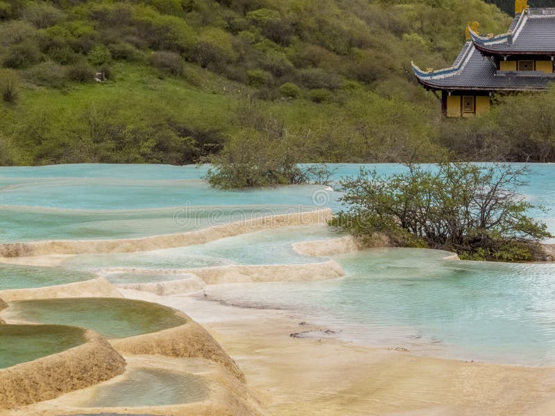 Huanglong, China stock photo. Image of cascade, light - 48454578