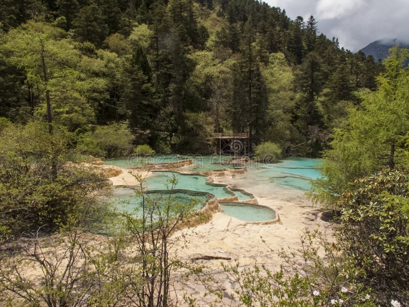 Huanglong, China stock photo. Image of color, landscape - 50148714