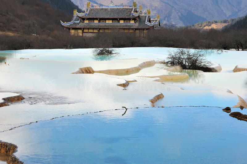 Huanglong scenic area stock photo. Image of chinese, nature - 12837110