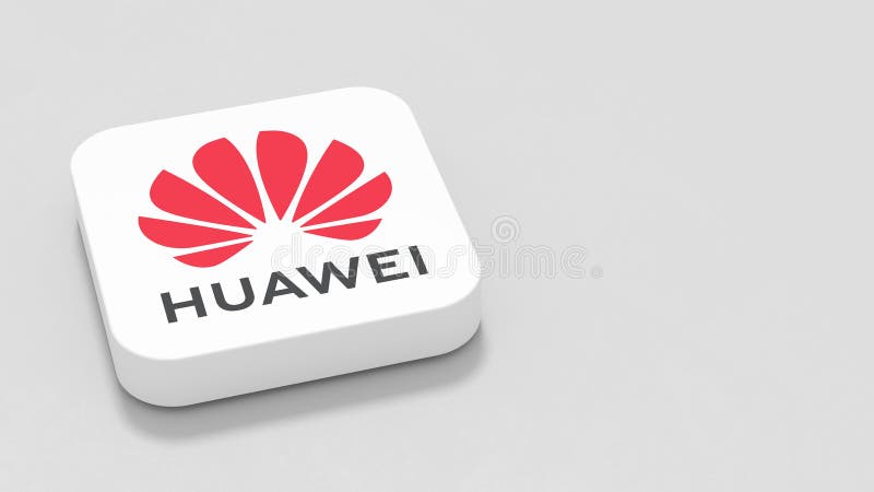 Huawei App Icon on Gray Background with Copy Space Editorial Stock ...