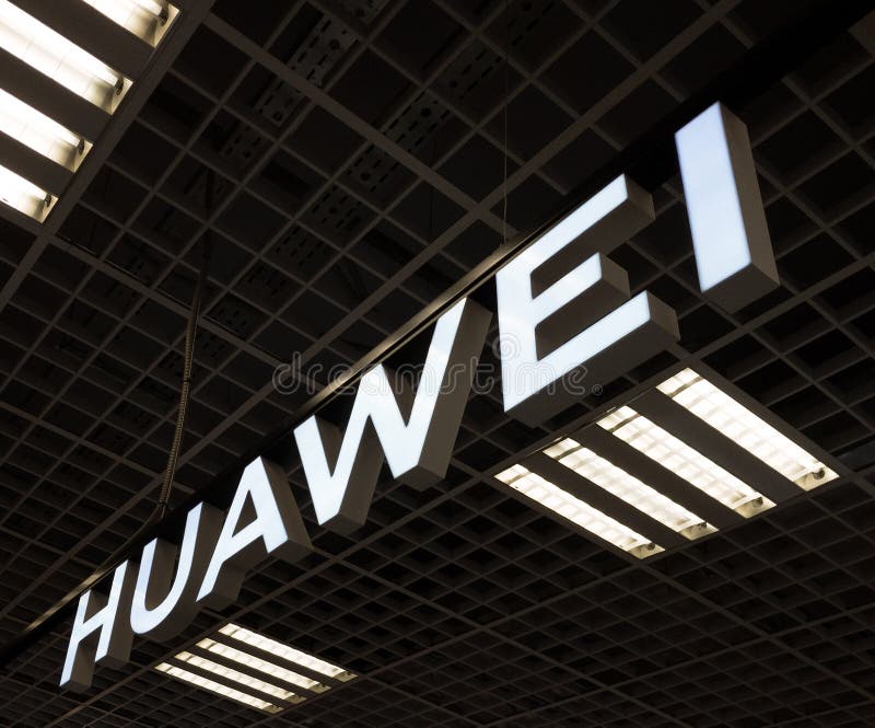 Huawei editorial photo. Image of logo, logotype, light - 202884416