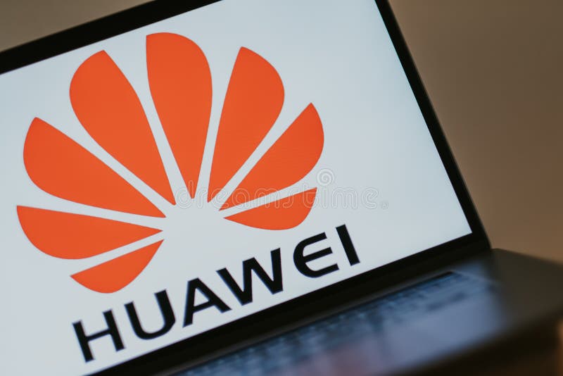 Huawei Logo on the Laptop Screen. Editorial Stock Photo - Image of ...