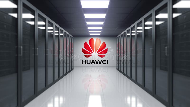 Huawei Logo Made of Hexadecimal Symbols on Computer Screen. Editorial ...