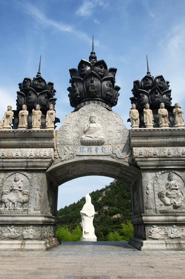 Huayan Buddhist Temple Gate Qingdao China Stock Photo - Image of ... Huayan Buddhist Temple Gate Qingdao China Stock Photo - Image of ...