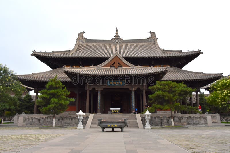 Huayan Monastery, Datong, China Stock Photo - Image of palace, qing ...