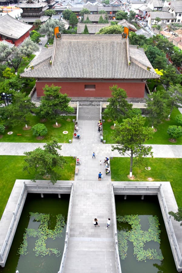 Huayan Monastery, Datong, China Stock Image - Image of datong, columns ...