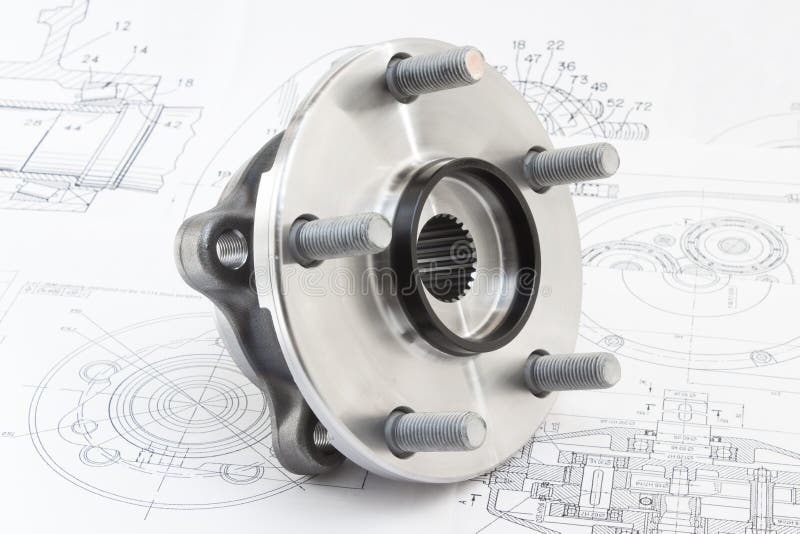 Hub with bearing stock photo. Image of metal, equipment - 92260640