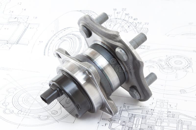 Hub with bearing stock photo. Image of craft, background - 92260710
