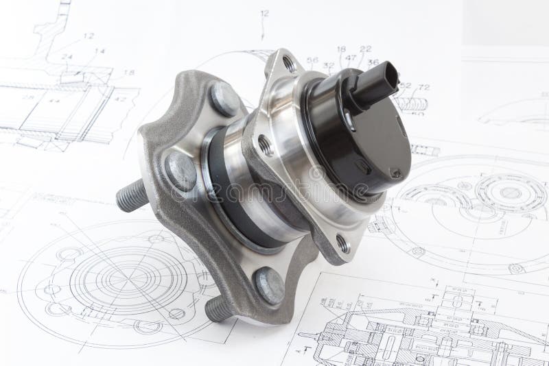 Hub with bearing stock image. Image of bright, background - 92260729
