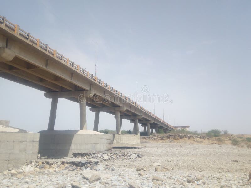 Hub river bridge stock photo. Image of pakistan, bridge - 177637738