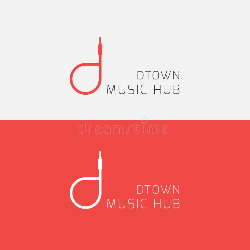Hub Vector Logo. Music Studio Logo Stock Vector - Illustration of idea ...