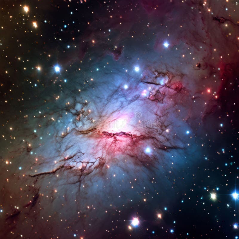 Hubble Deep Field Space Space Containing a Region of the Sky Os Stock ...