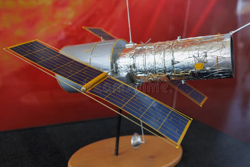 The Hubble Space Telescope - Small Scale Model Stock Photo - Image of ...
